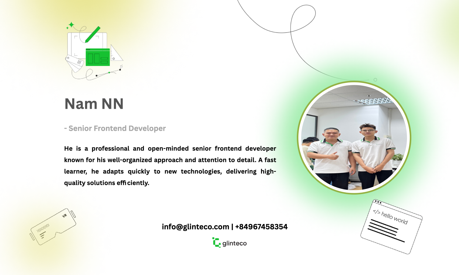 Glinteco | Blog | Meet Nam: A Rising Star in Frontend Development at ...