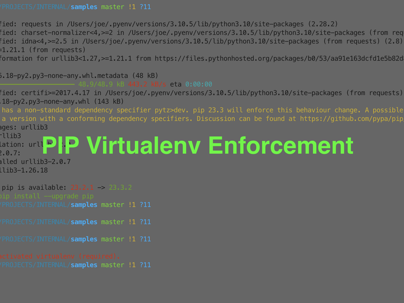 Glinteco | Blog | [TIPS] Exploring Best Practices: Forcing pip to Use ...
